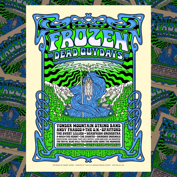 FDGD Wizard Poster 2024 - Frozen Dead Guy Days Merchandise